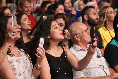 Syrians Attend Concert Lebanese Singer Composer Editorial Stock Photo ...