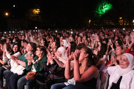 Syrians Attend Concert Lebanese Singer Composer Editorial Stock Photo ...