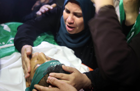 Funeral of Moath Al-Sori killed during clashes with Israeli troops ...