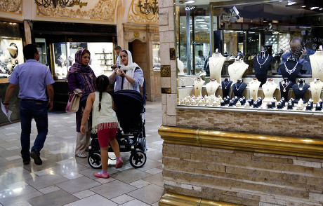 Iranian Shopkeeper Sells Gold Coin Shop Editorial Stock Photo - Stock ...