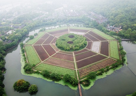 Aerial View Octagonal Field Hangzhou East Editorial Stock Photo - Stock ...