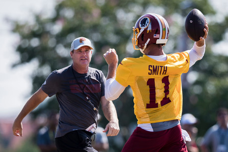 Washington Redskins Quarterback Alex Smith 11 Editorial Stock Photo ...
