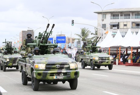 Ivory Coast Army Soldiers March Parade Editorial Stock Photo - Stock ...