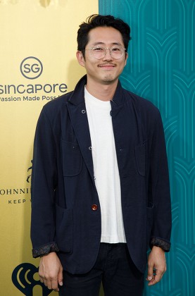 Us Actor Steven Yuen Attends Us Editorial Stock Photo - Stock Image ...