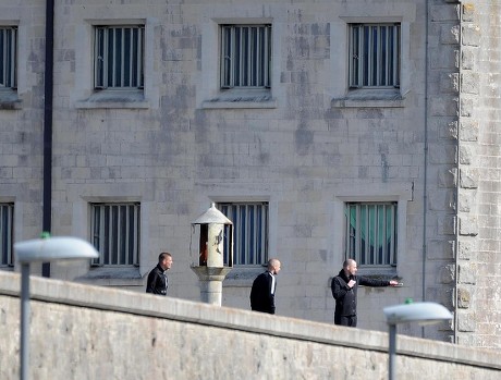 Three Prisoners Protest On Rooftop Hm Editorial Stock Photo - Stock ...