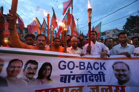 Activists Bharatiya Janata Yuva Morcha Bjym Editorial Stock Photo ...