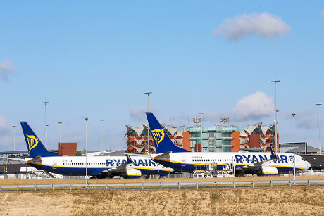 Ryanair Airplanes Stand On Tarmac Brussels Editorial Stock Photo ...