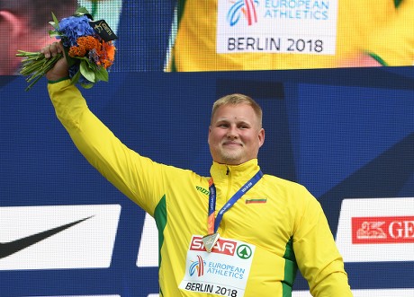 Gold Medalist Andrius Gudzius Lithuania Poses Editorial Stock Photo ...