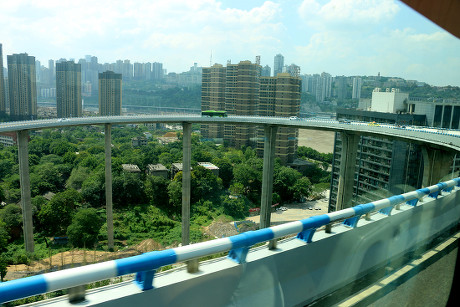76meterhigh Sujiaba Overpass Highest Overpass Southwest Editorial Stock ...