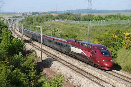 LGV Nord Europe railway line, France - 06 May 2018 Stock Pictures ...