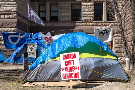 Canadian First Nations Occupy Old City Editorial Stock Photo - Stock ...