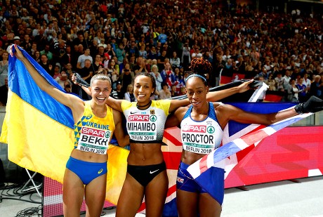 Winner Malaika Mihambo Germany C Celebrates Editorial Stock Photo ...