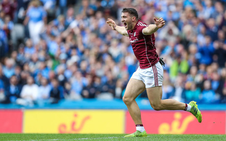 Dublin Vs Galway Galways Damien Comer Editorial Stock Photo - Stock ...