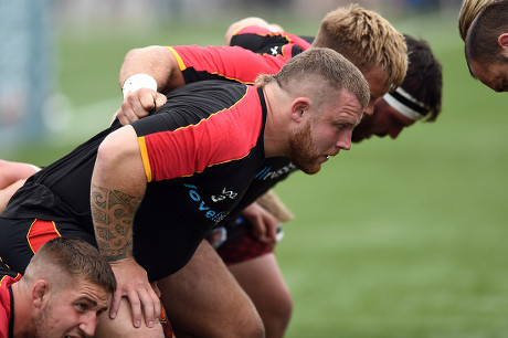 Lloyd Fairbrother Rhys Lawrence Dragons During Editorial Stock Photo ...