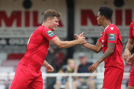 Jay Porter Hornchurch Scores Celebrates During Editorial Stock Photo ...