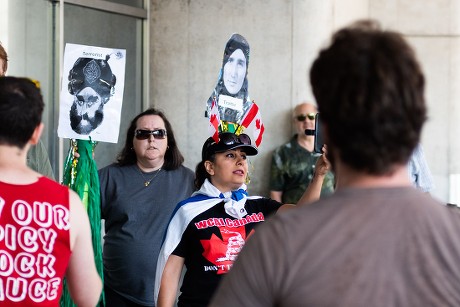 Antiislam Activist Sandra Solomon Emerges Toronto Editorial Stock Photo ...
