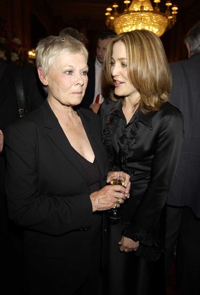 Dame Judi Dench Gillian Anderson Editorial Stock Photo - Stock Image ...