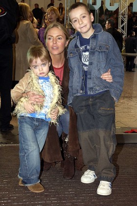 Patsy Kensit Her Sons Lennon Gallagher Editorial Stock Photo - Stock ...