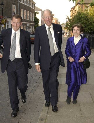 Lord Jacob Rothschild His Wife Lady Redaktionelles Stockfoto ...