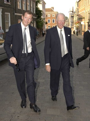 Lord Jacob Rothschild His Son Nathaniel Editorial Stock Photo - Stock ...
