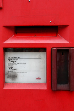 Letter Box Outside Post Office Branch Editorial Stock Photo - Stock ...