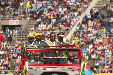 Zimbabwean President Elect Emmerson Mnangagwa C Editorial Stock Photo ...