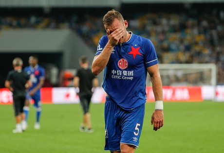 Vladimir Coufal Slavia Reacts After Uefa Editorial Stock Photo - Stock ...