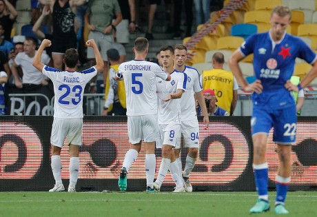 __COUNT__ FC Dynamo Kiev vs SK Slavia Prague, Ukraine - 14 Aug 2018 ...