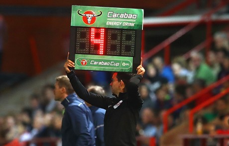 Fourth Official Holds Carabao Board Added Editorial Stock Photo - Stock ...