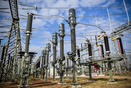 Sechtem Electric Power Substation German Transmission Editorial Stock ...