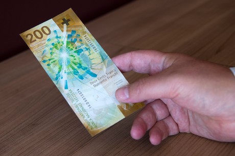 New Swiss National Banks New 200 Editorial Stock Photo - Stock Image ...