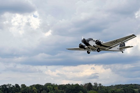 Ju52 Oldtimer Airplane Juair Takes Off Editorial Stock Photo - Stock ...