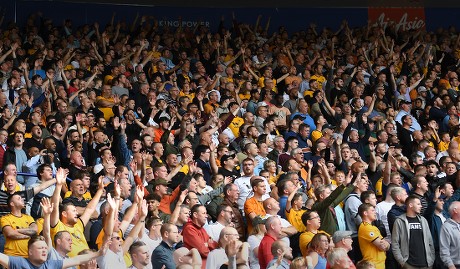 Wolverhampton Wanderers Fans Sing Stands Editorial Stock Photo - Stock ...