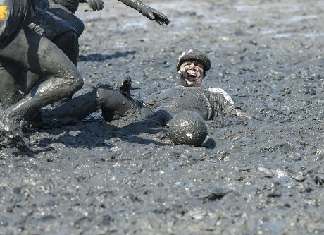 People Play Mud Football Part 35th Editorial Stock Photo - Stock Image ...