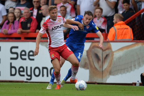 Joel Byrom Stevenage Kevin Ellison Morecambe Editorial Stock Photo ...