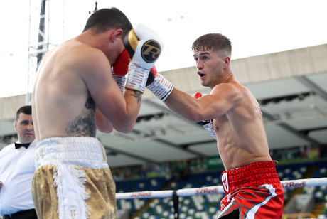 Super Featherweight Marco Mccullough Jordan Ellison Editorial Stock ...