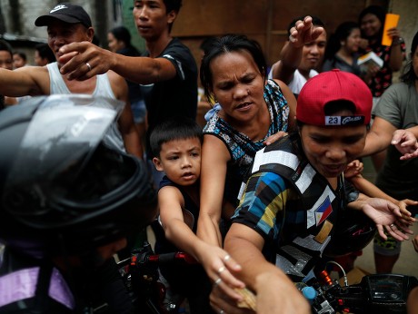 Filipino Motorcycle Riders Maneuver Along Muded Editorial Stock Photo ...