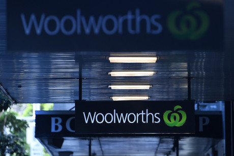 Woolworths Signage Seen Outside Store Sydney Editorial Stock Photo ...