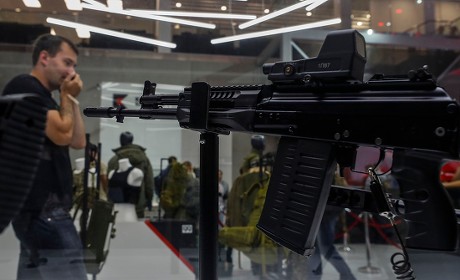 Kalashnikov Concern Presented Prototype New Ak308 Editorial Stock Photo ...