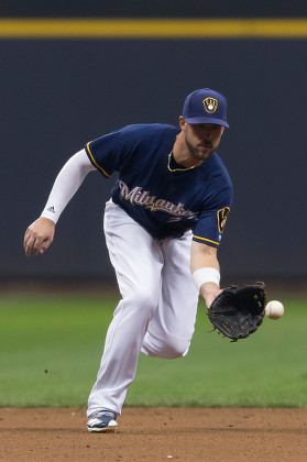 Milwaukee Brewers Third Baseman Travis Shaw Editorial Stock Photo ...