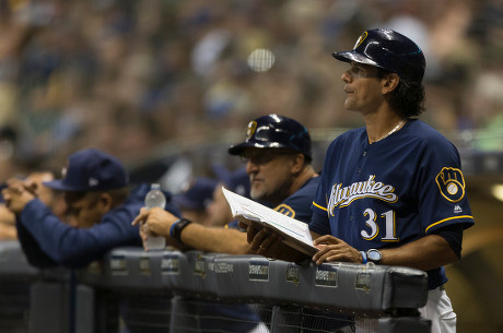 Milwaukee Brewers First Base Coach Carlos Editorial Stock Photo - Stock ...