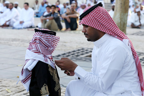 Eid al-Adha celebrations in Saudi Arabia, Riyadh - 21 Aug 2018 Stock ...