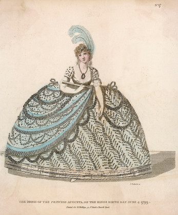 Dress Worn By Princess Augusta On Editorial Stock Photo - Stock Image ...