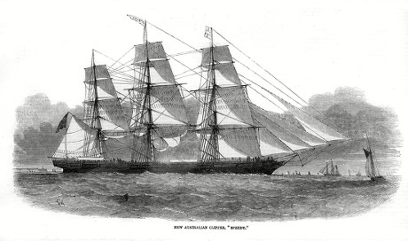 British Clipper Ship Australia Run Built Editorial Stock Photo - Stock ...