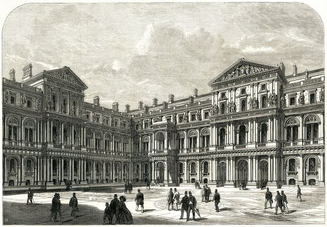 New Foreign India Offices Quadrangle Unattributed Editorial Stock Photo ...
