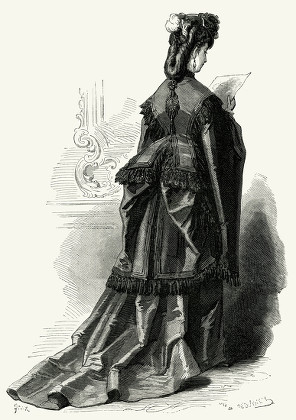 Widow Wearing Elegant Victorian Mourning Dress Editorial Stock Photo ...