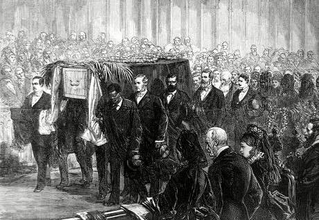 Engraving Showing Funeral Dr David Livingstone Editorial Stock Photo ...