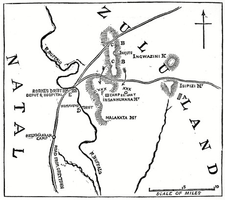 Sketch Showing Border Between Zululand Natal Editorial Stock Photo ...