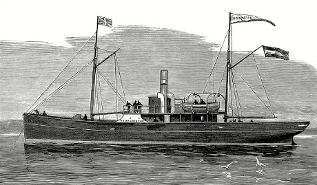 Engraving Hydromotor Ship Invented By Dr Editorial Stock Photo - Stock ...