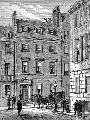 Engraving 19 Curzon Street Mayfair London Editorial Stock Photo - Stock ...